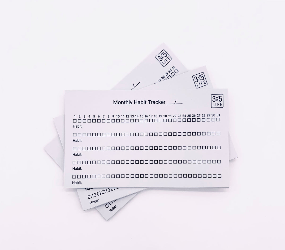 3x5 Life System & Mini Course (Schedule Card version)