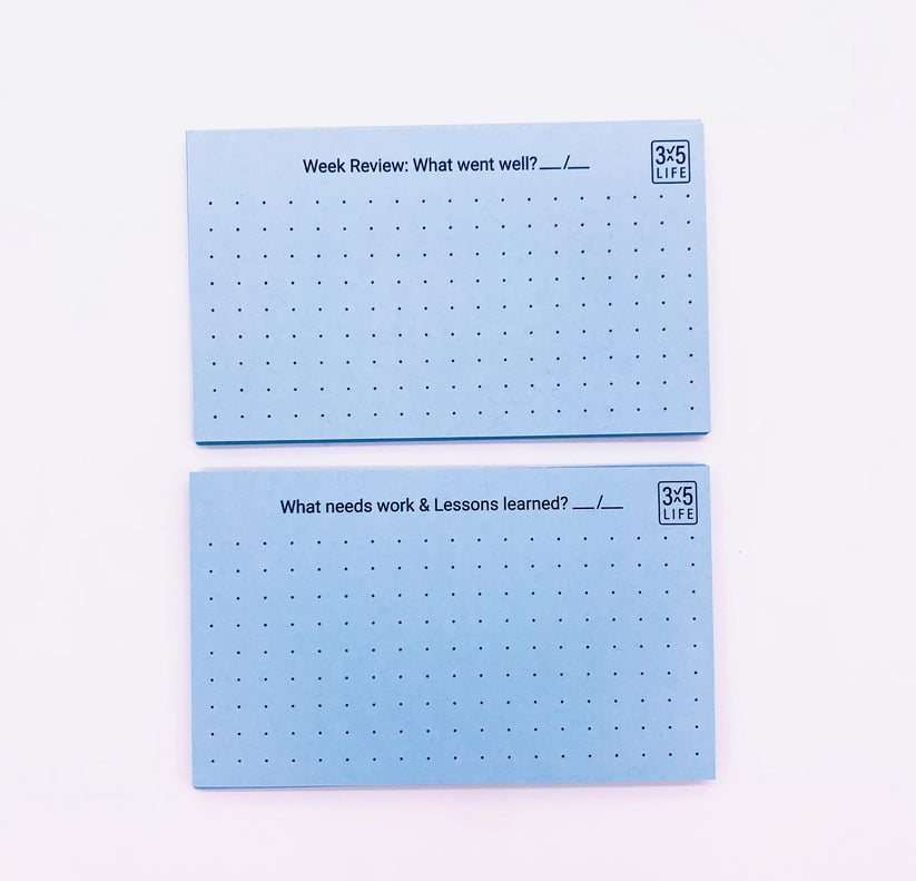 3x5 Life System & Mini Course (Schedule Card version)