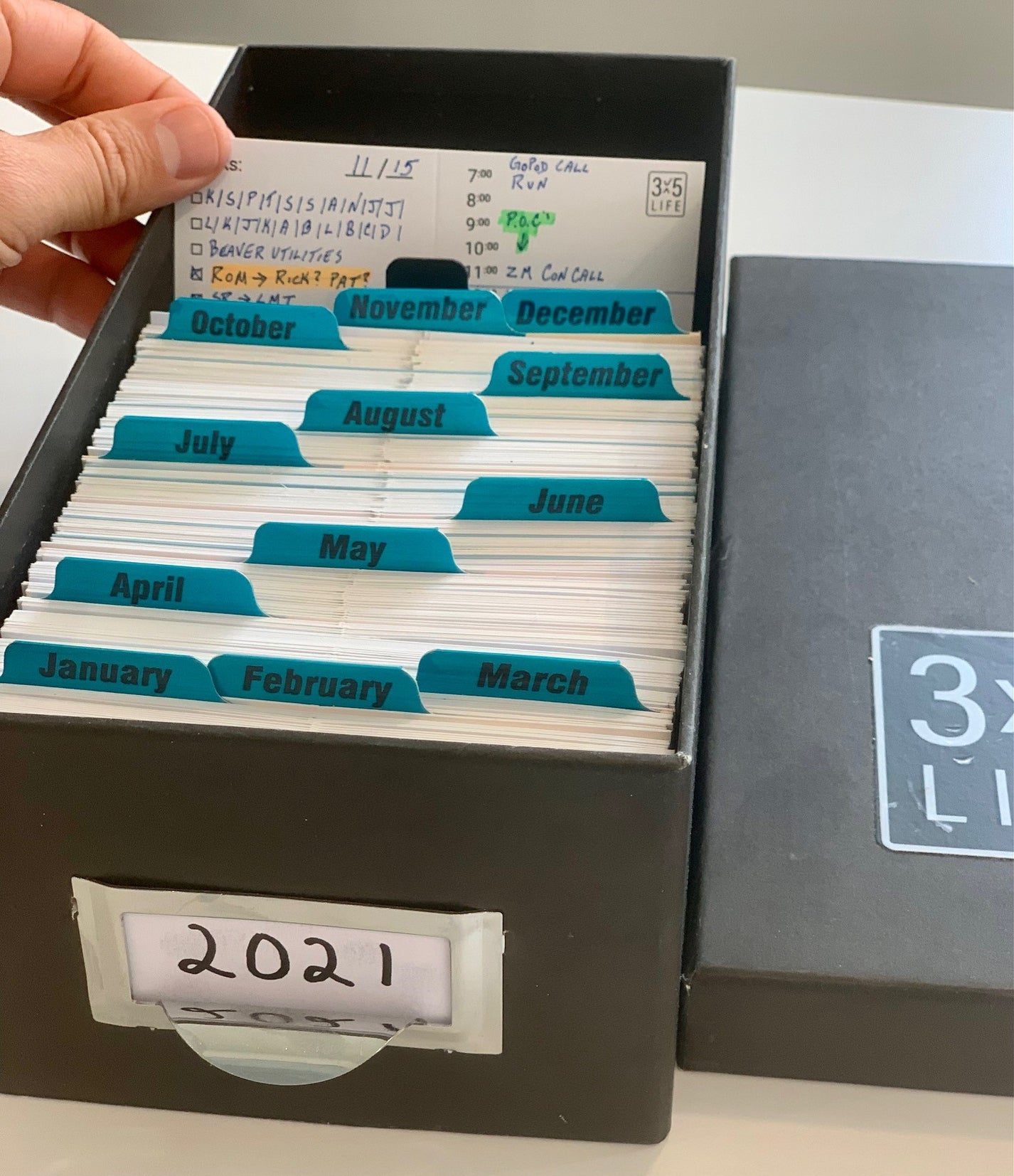 3x5 Life System & Mini Course (Schedule Card version)